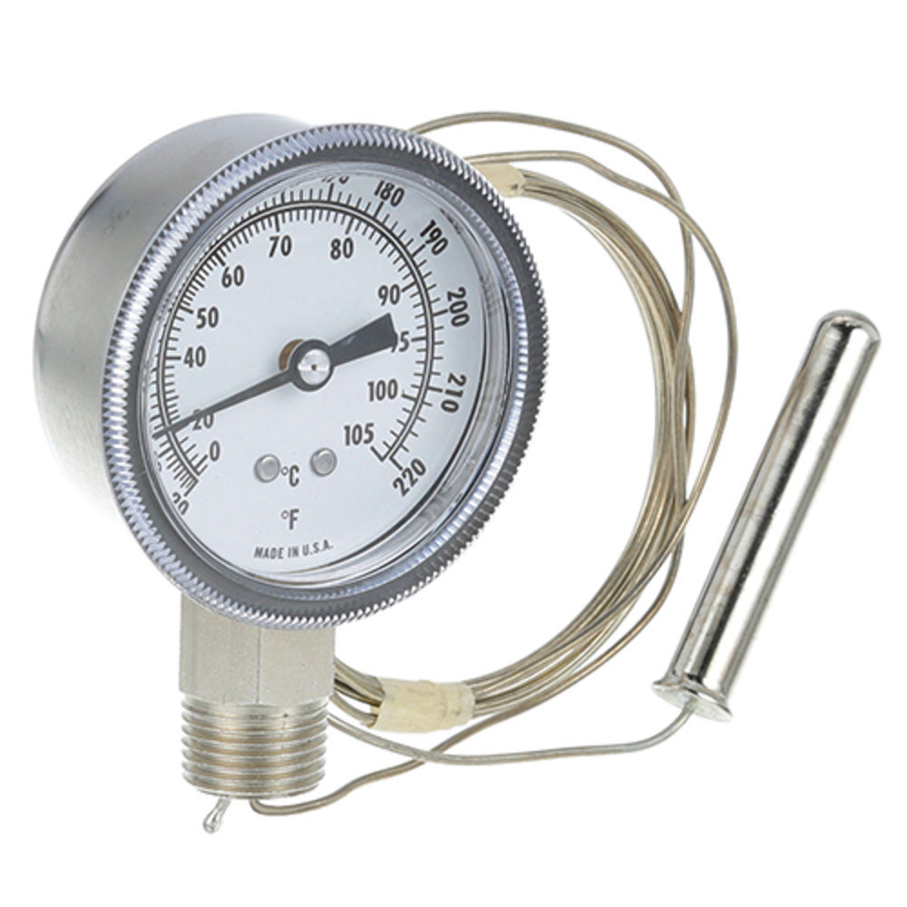 Allpoints THERMOMETER 2-7/8, 20-220F, 1/2 MPT - Allpoints Part# 621019