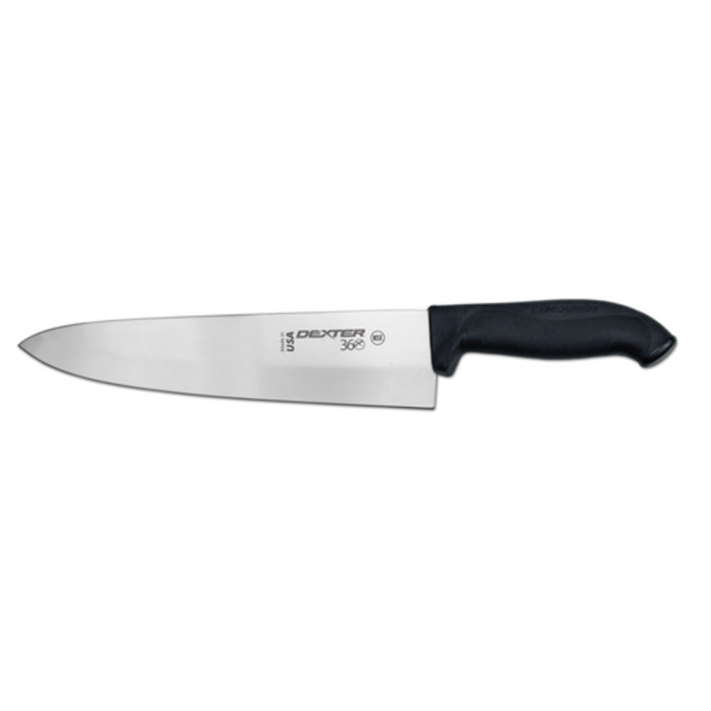 Dexter 10" cook's knife, black handle-S360-10PCP