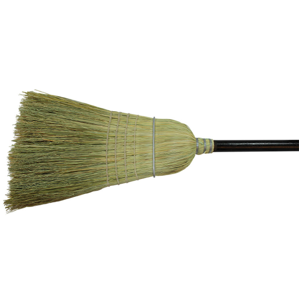 Impact BROOM WAREHOUSE CORN 4 SEW W/ WIRE BLK HNDLE-6 per case
