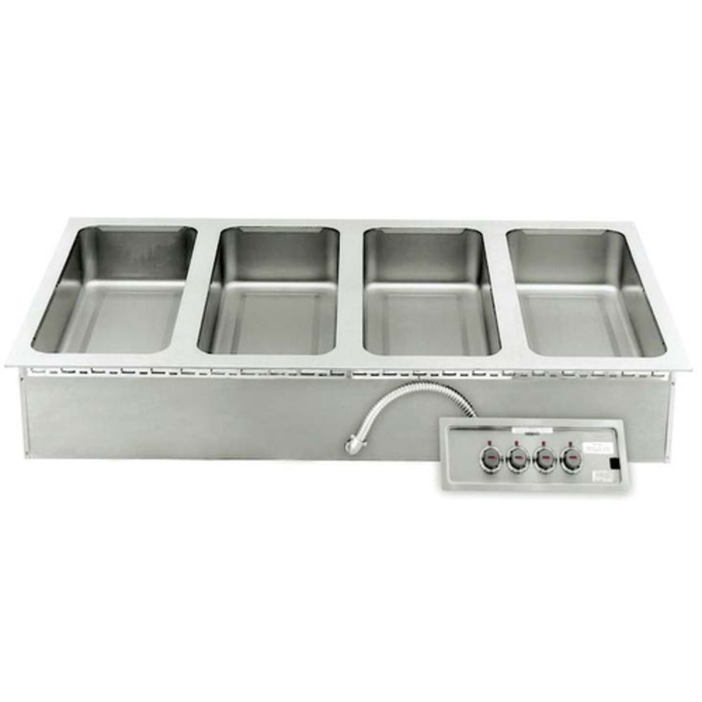 APW Wyott Insulated (4-Well) Hot Food Wells with Drain 208/240V, 900 ...