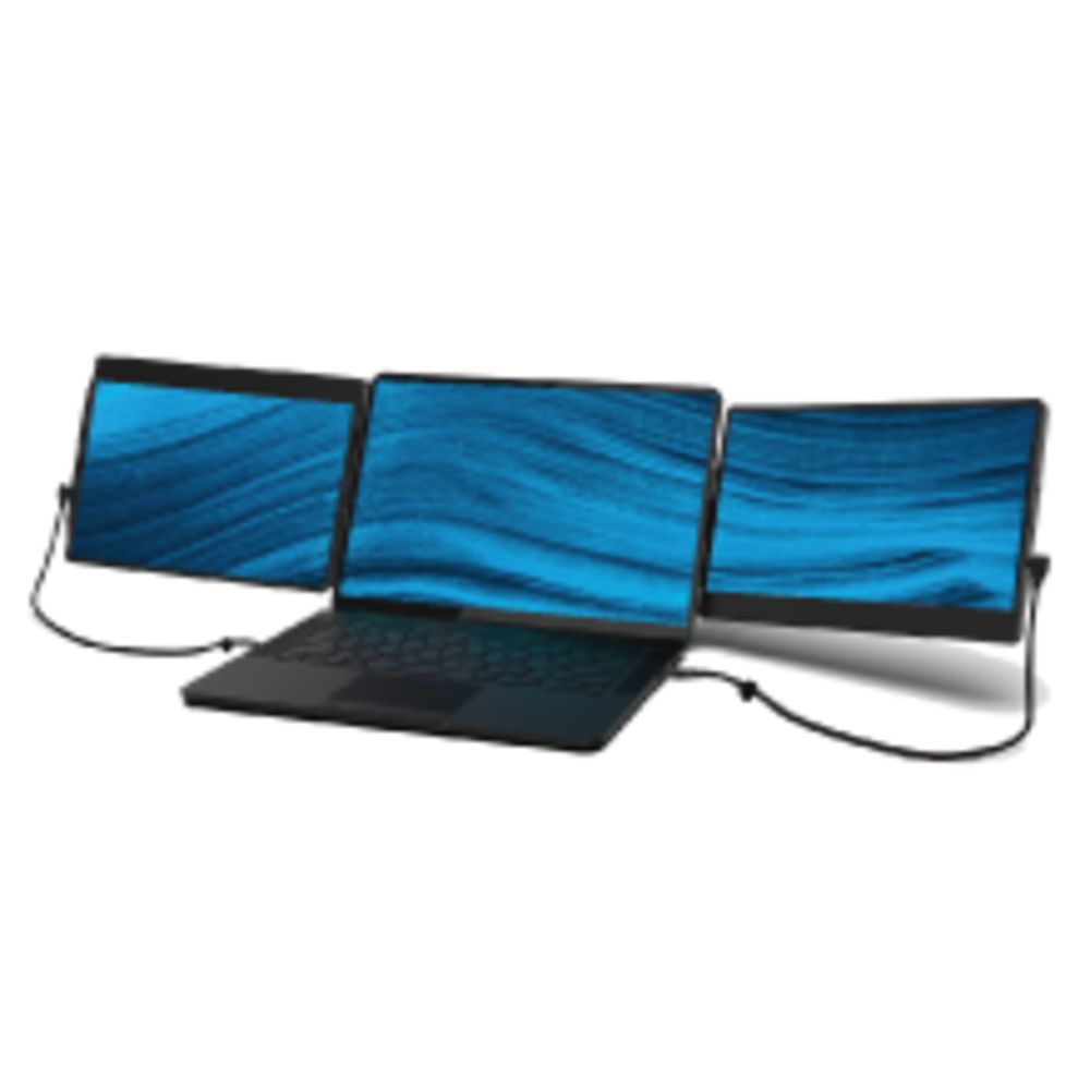 Luxor SideTrak Swivel Triple HD 12.5" Attachable Portable Monitor