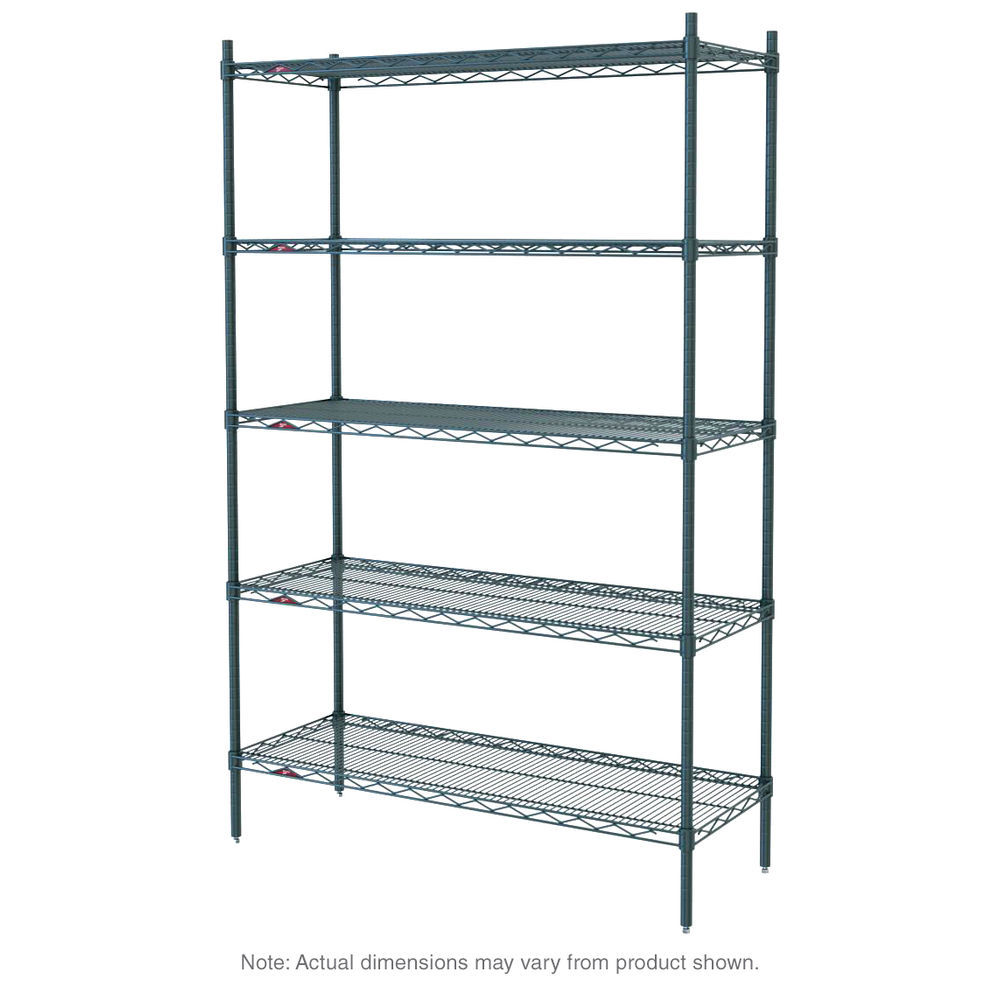 Metro Super Erecta 5-Tier Starter Unit, Metroseal 3 Epoxy, 21" x 48" x 74"