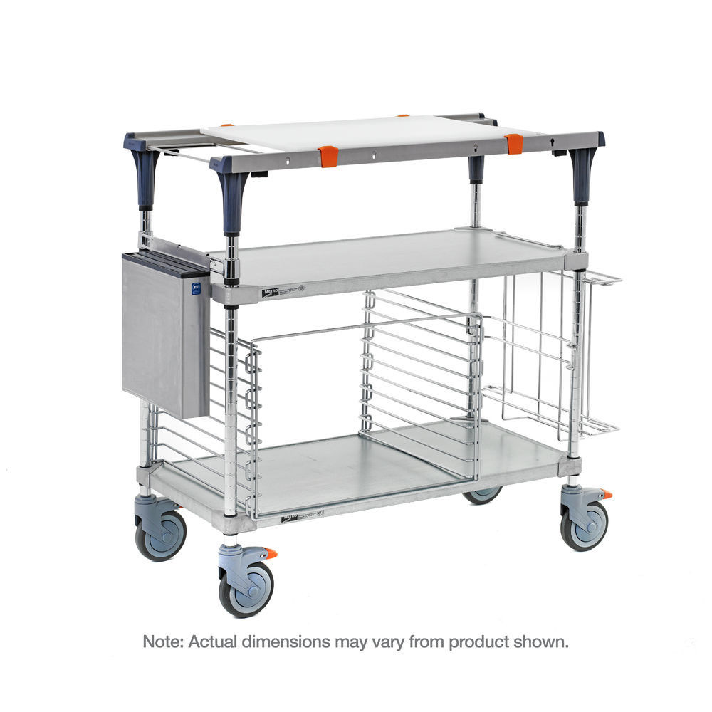 Metro MS1830-FGFG-PK2 PrepMate MultiStation 30" Prep Station with Accessory Pack 2, Solid ...