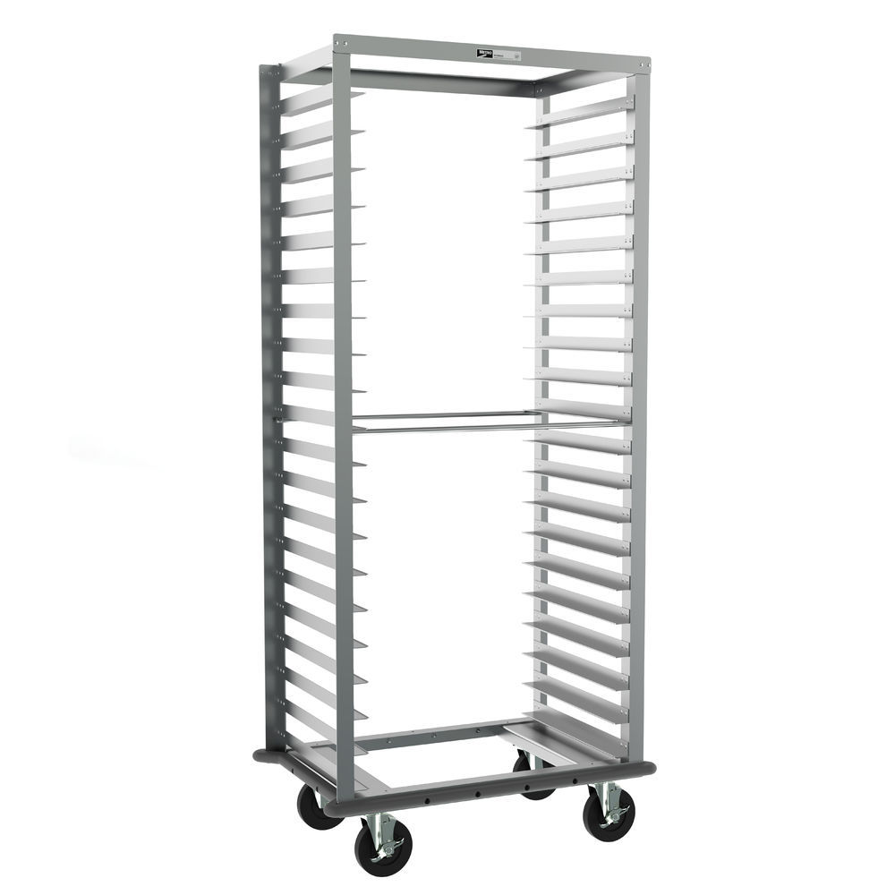 Metro RD33NA33 Side-Load Pan Rack with Gray Continuous Bumper, 3" Slide ...