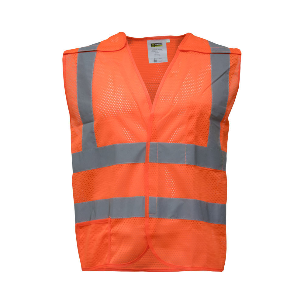 Refrigiwear 0197R HiVis Breakaway Mesh Safety Vest Lime LAR