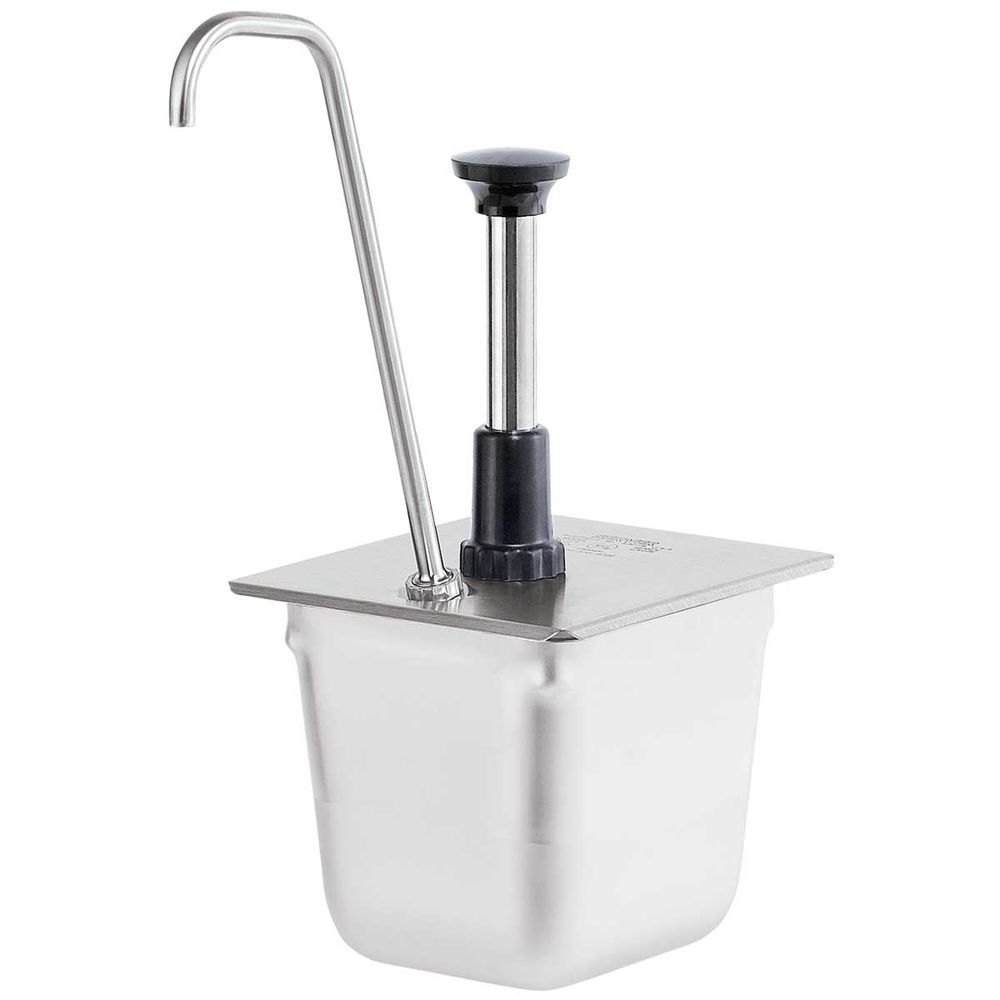 Server 1/6-Size Pan, Tall Condiment & Sauce Pump