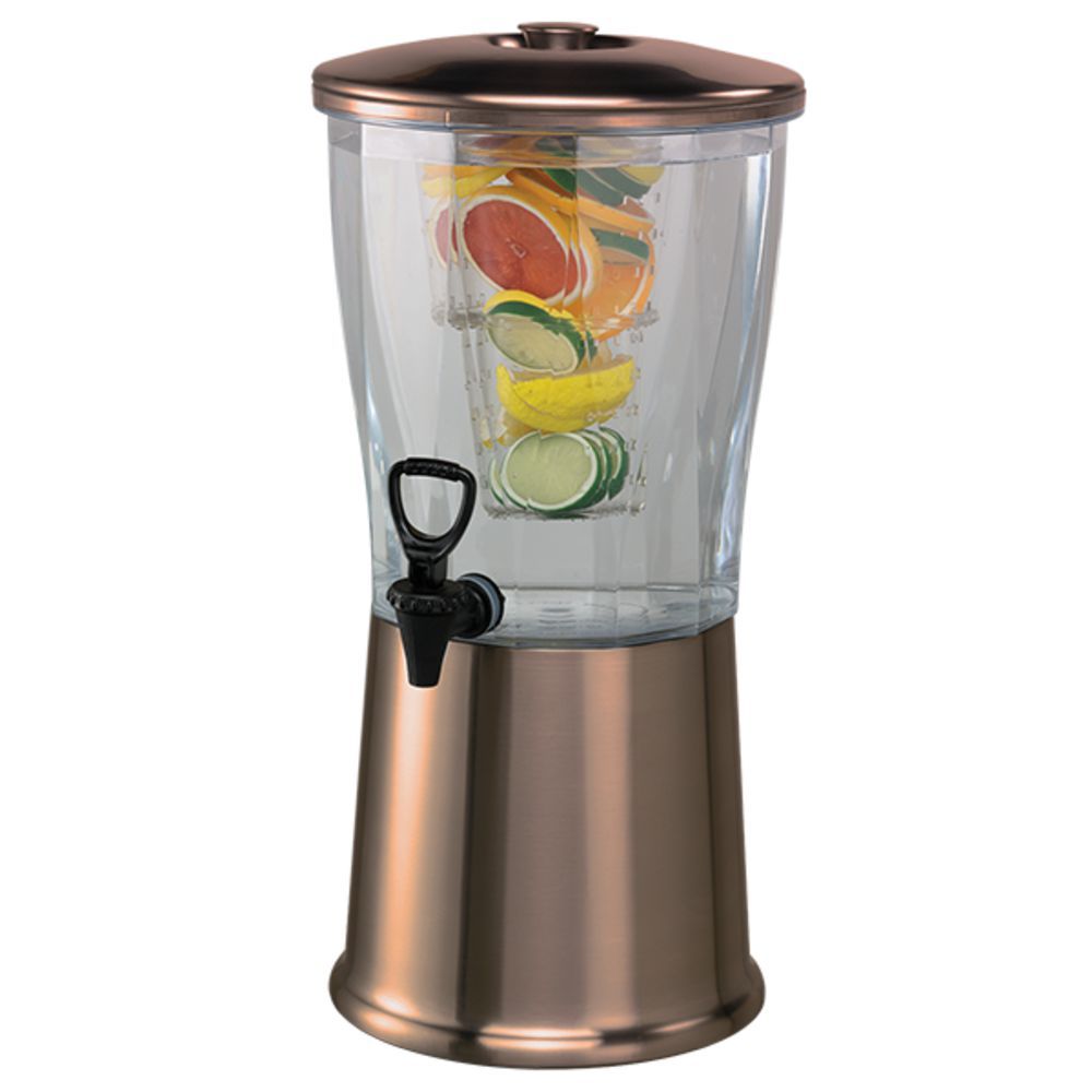 Service Ideas DISP BEV RND 3G BPA FREE/SS ROSE GOLD SS SPIG