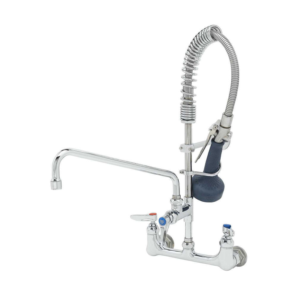 T&S Brass Mini-Pre-Rinse unit w/ B-0107-C, 8" Swivel Nozzle, Lever ...