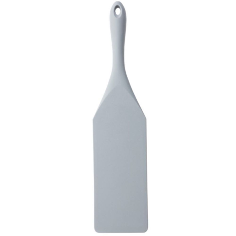Tablecraft Wide Spatula Spurtle Gray 3"x.75"x12.5" ,Silicone (Over ...