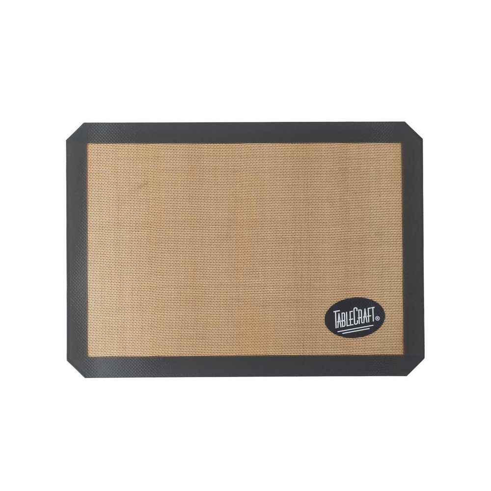 Tablecraft Half Size Silicone Baking Mat Tan 16.5"x11.75"x.03 ...