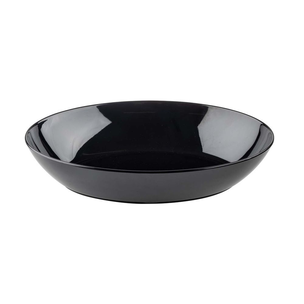 Tablecraft Sierra Collection Oval Bowl 3 QT - Quarts Black 14"x10"x3 ...