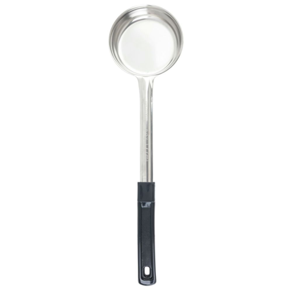 Tablecraft 6 ounce One-Piece Solid Spoonouts, Black Handle