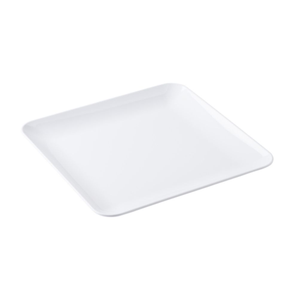 Tablecraft Sierra Collection Square Serving Platter White 14"x14"x1.25 ...
