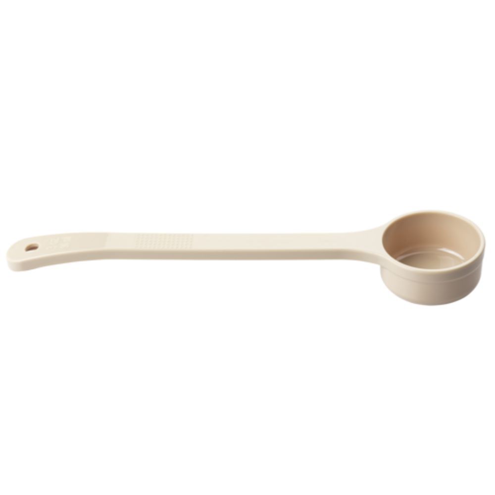 Tablecraft 3 oz Long Handle Perforated Portioning Spoon