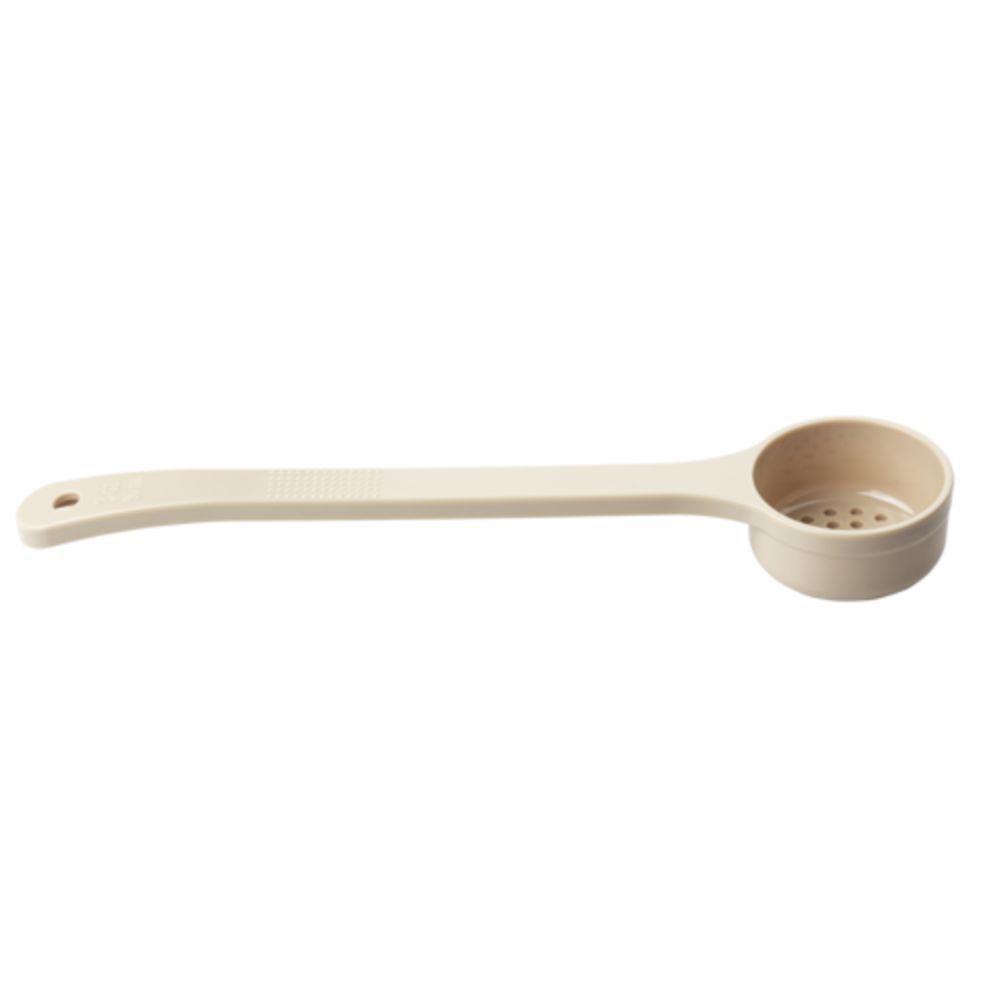 Tablecraft 3 oz Long Handle Solid Portioning Spoon