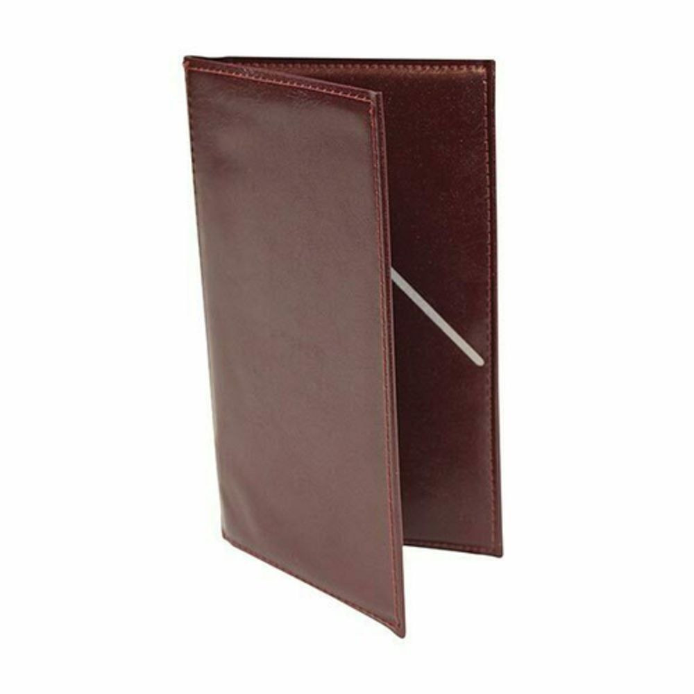 Tablecraft Check Presentation, Burgundy Vinyl with Credit Card Holder ...