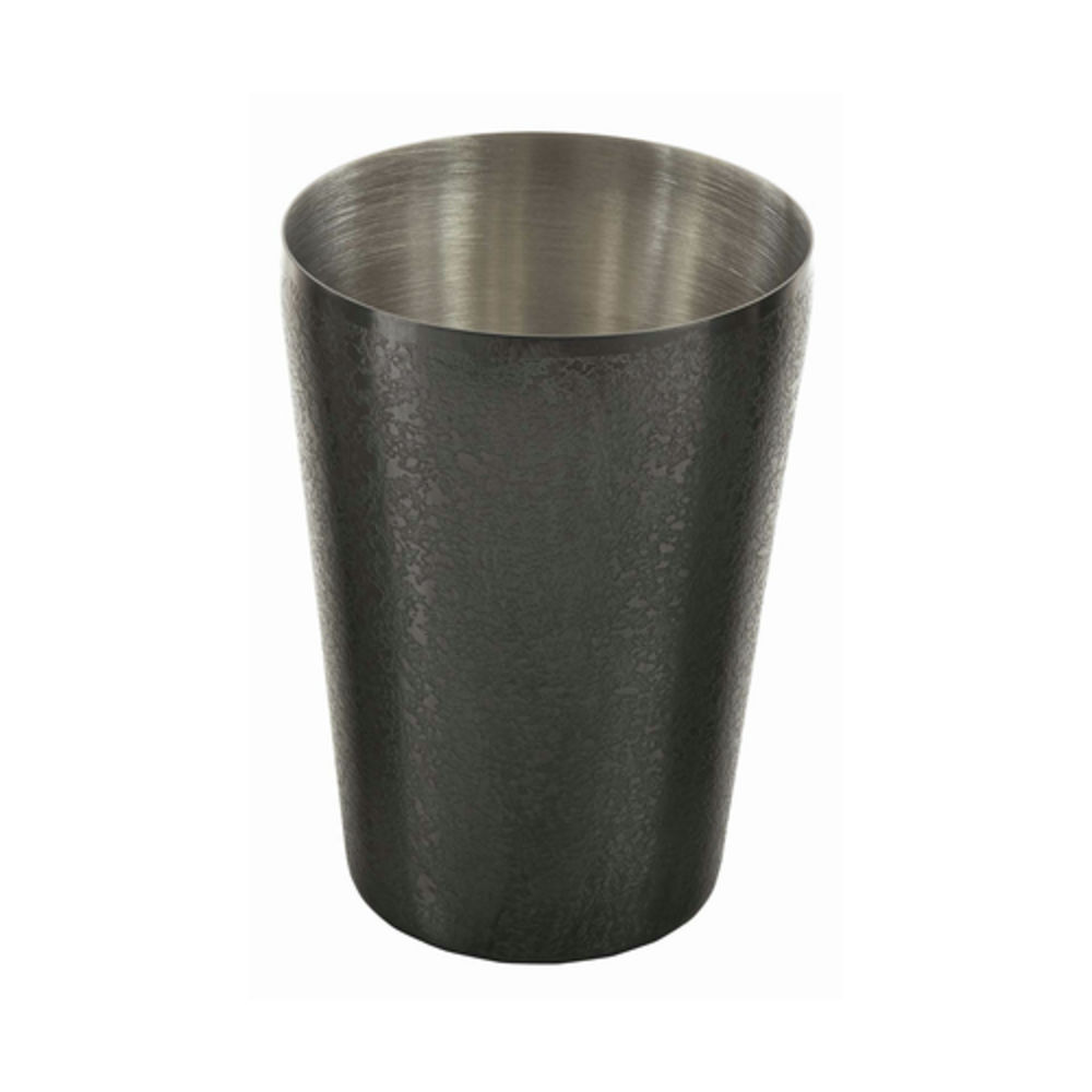 Tablecraft 28 oz Cocktail Shaker, 18/8 Stainless Steel, Black Acid Etch ...