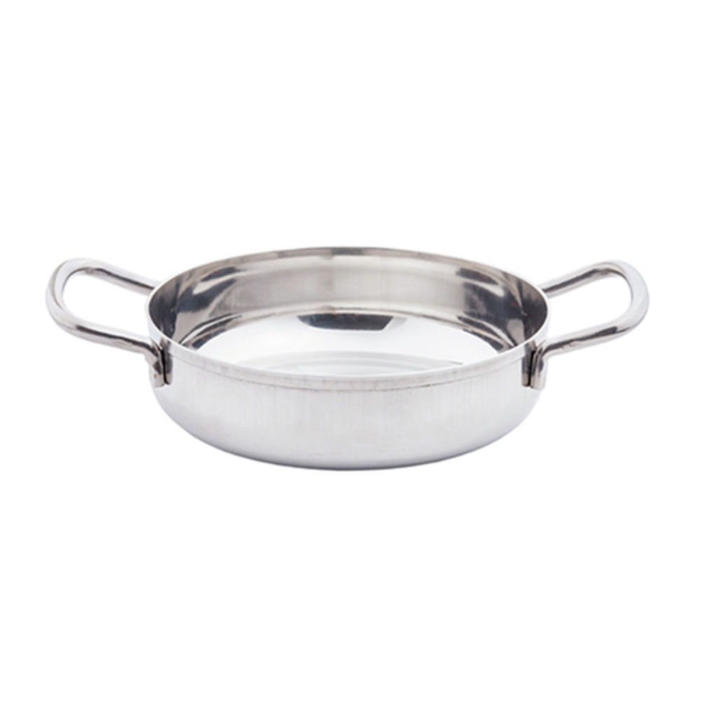 Tablecraft 6" (15cm) Mini Brazier with Handles, Stainless Steel