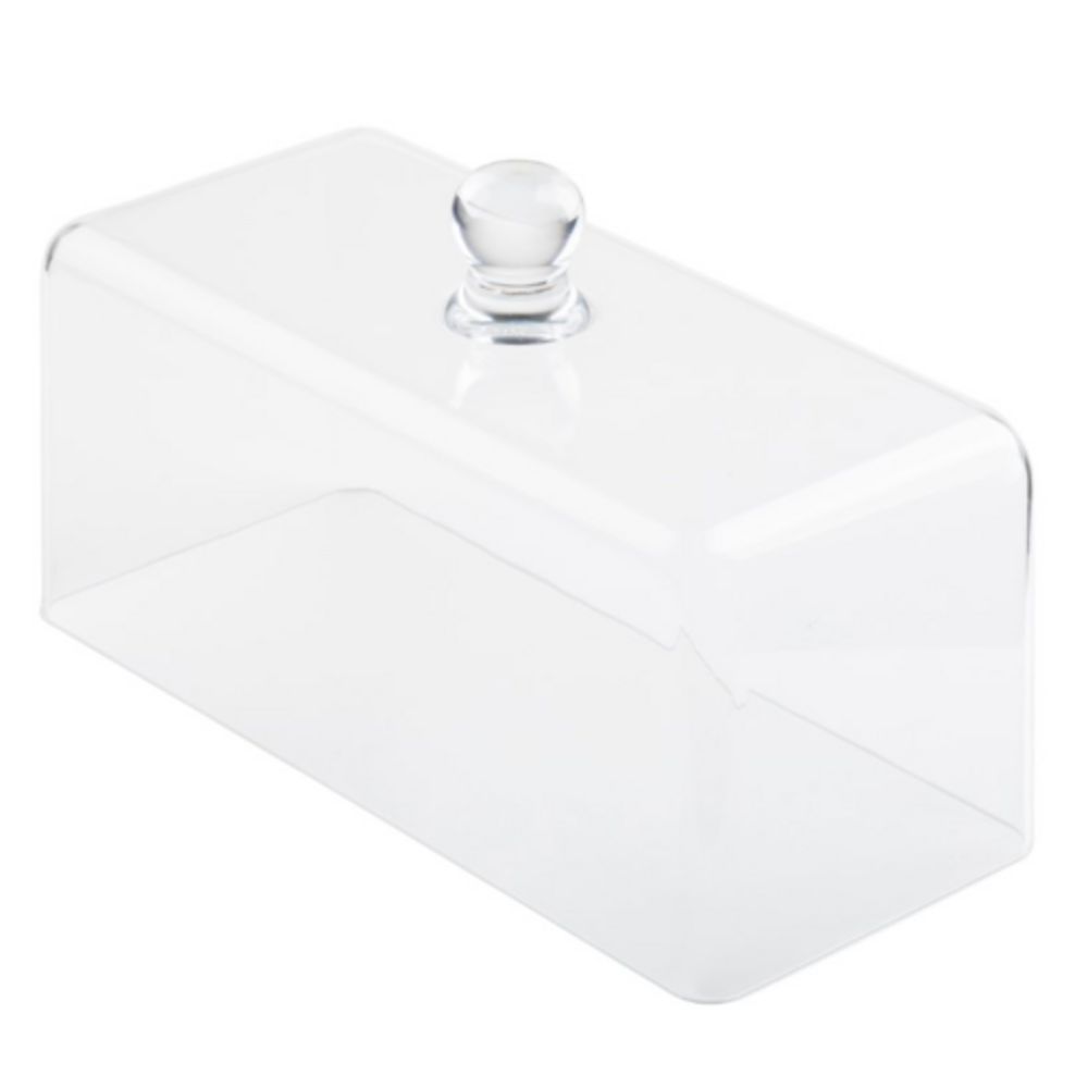 Tablecraft Rectangular Cake Cover Clear 13.5"x6"x7.75" Styrene ...