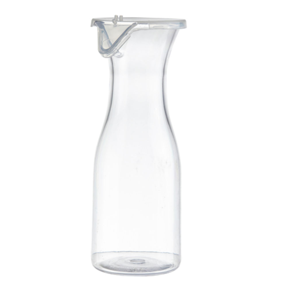Tablecraft Carafe with Lid, 19 ounces, Clear, Polycarbonate with ...