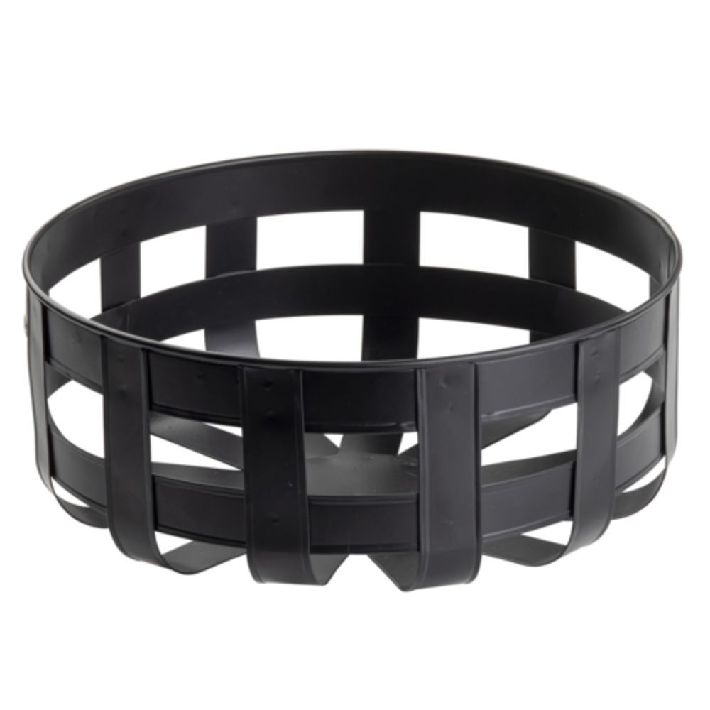 Tablecraft Forge Collection Basket, 10-1/4"W x 10-1/4"D x 4"H, round ...