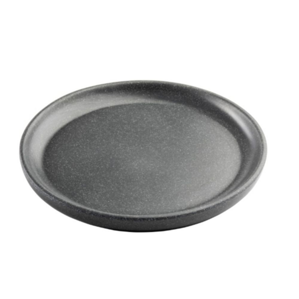 Tablecraft Terra Collection Round Serving Plate Gray with Speckles 7.5 ...