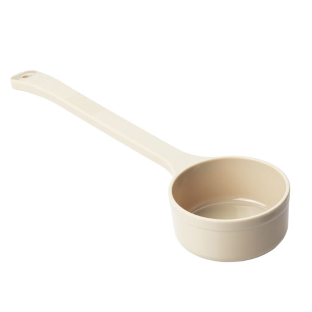 Tablecraft 8 oz Long Handle Solid Portioning Spoon