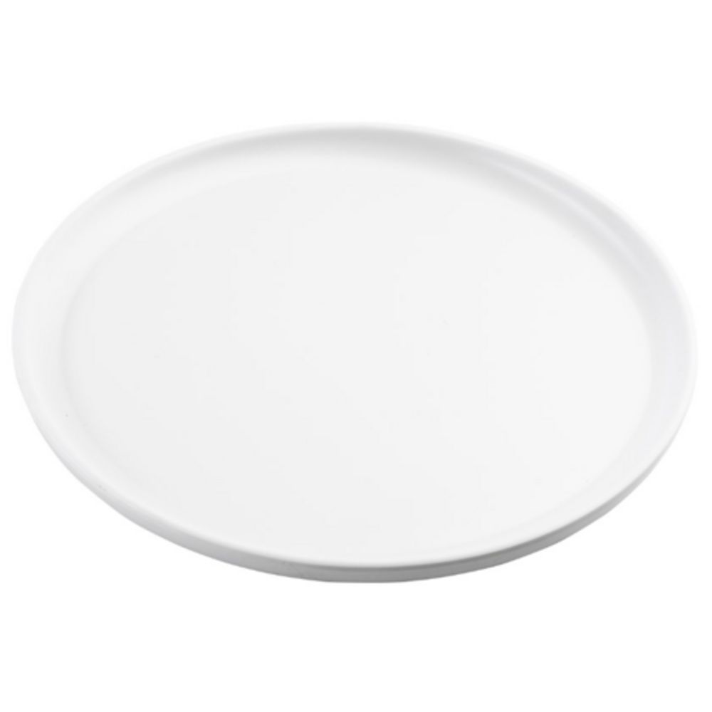 Tablecraft Terra Collection Round Serving Plate White 11"x11"x.75 ...