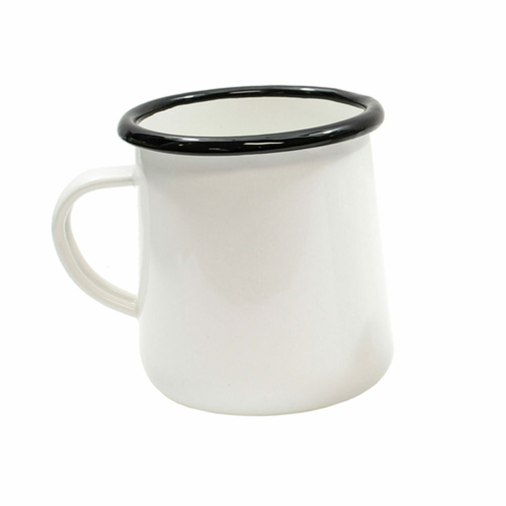 Tablecraft Enamelware Collection Mug, 6 oz