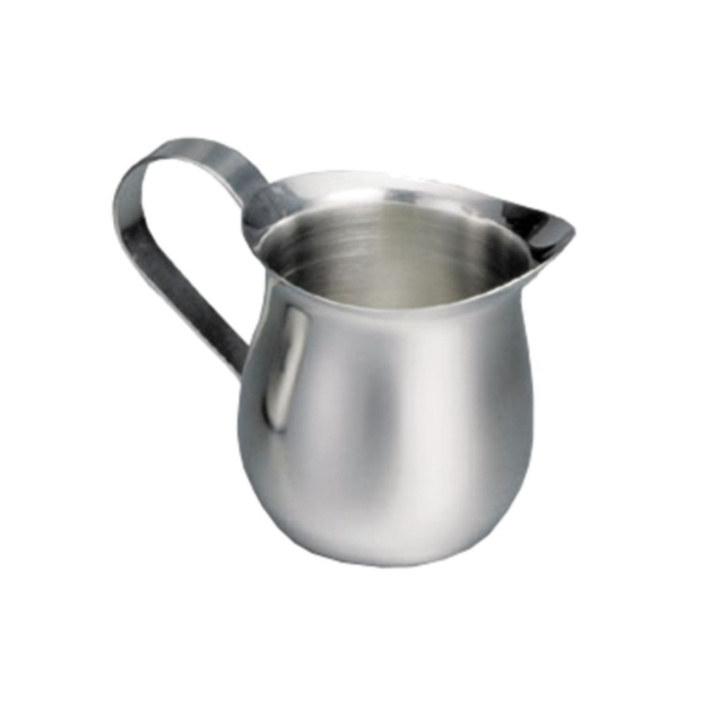 Tablecraft 3 oz Bell Creamer, Stainless Steel, Mirror Finish