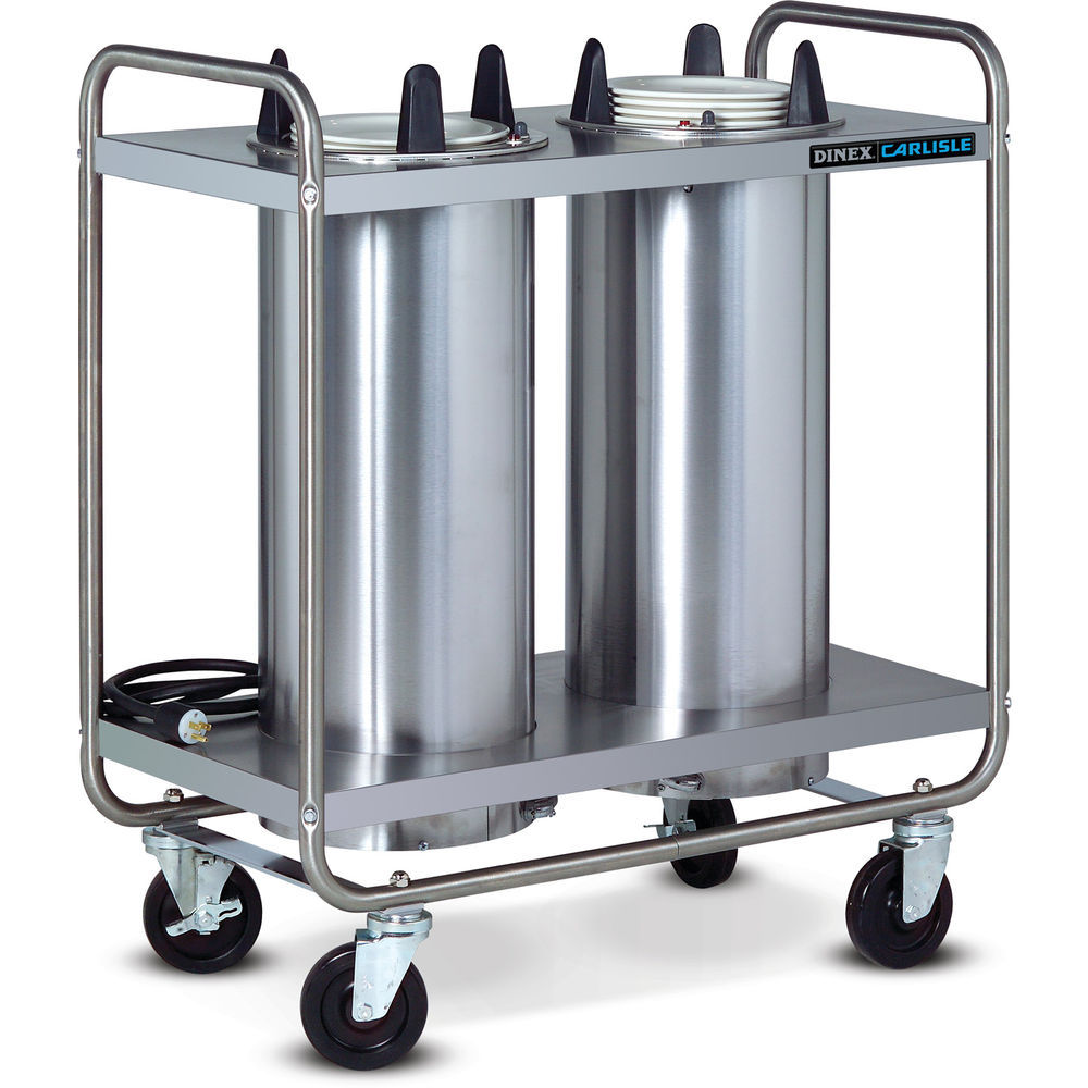 Dinex Plate Dispenser, open- mobile - two self-elevating dish ...