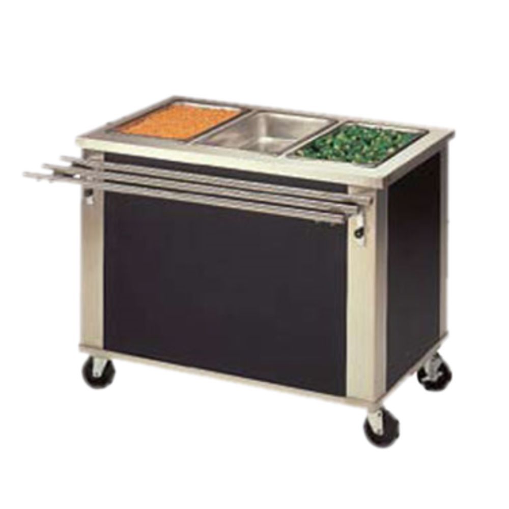 DineXpress Hot Food Unit, 88"L x 36"H- (6) wells with 1000w element ...
