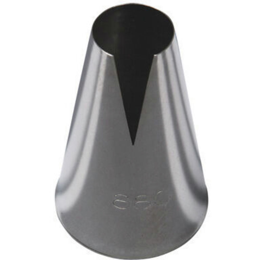 Matfer Bourgeat Stainless Steel Saint Honore Pastry Tips, 35/64", Pack of 2