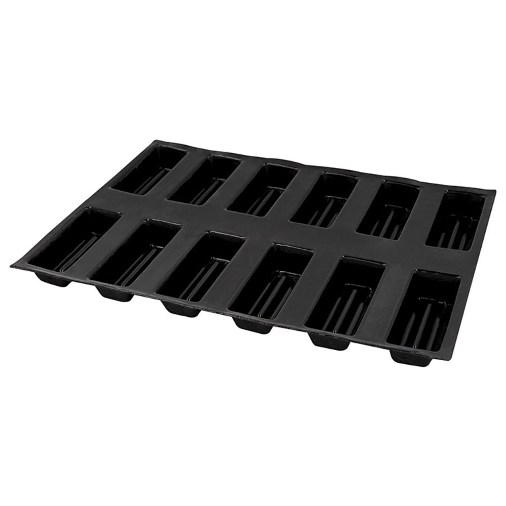 Matfer Bourgeat Demarle Flexipan Origine Loaf/Cake Mold Sheet, 4 3/4"x1 ...