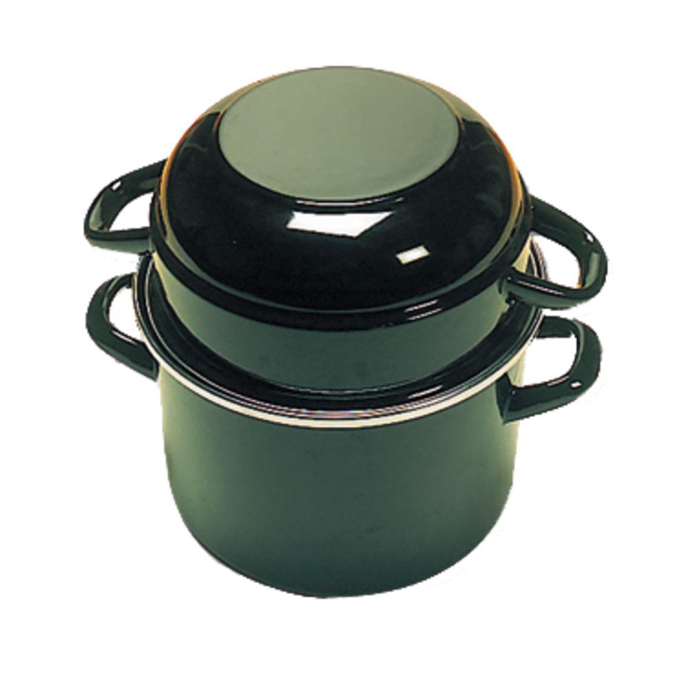 Matfer Bourgeat Mussel Pot With Lid For Empty Shells 7"