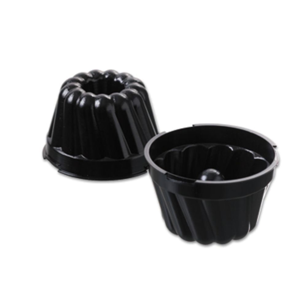 Matfer Bourgeat Exoglass Kugelhopf Mold, 3 3/4", Pack of 6