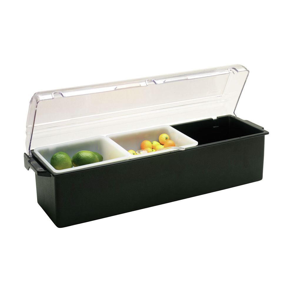 Vollrath Traex Kondi-Keeper plastic condiment dispenser in black with ...