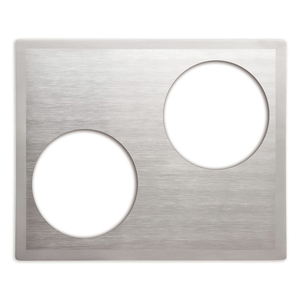 Vollrath Miramar Stainless Steel Double Well Templates - #8250316