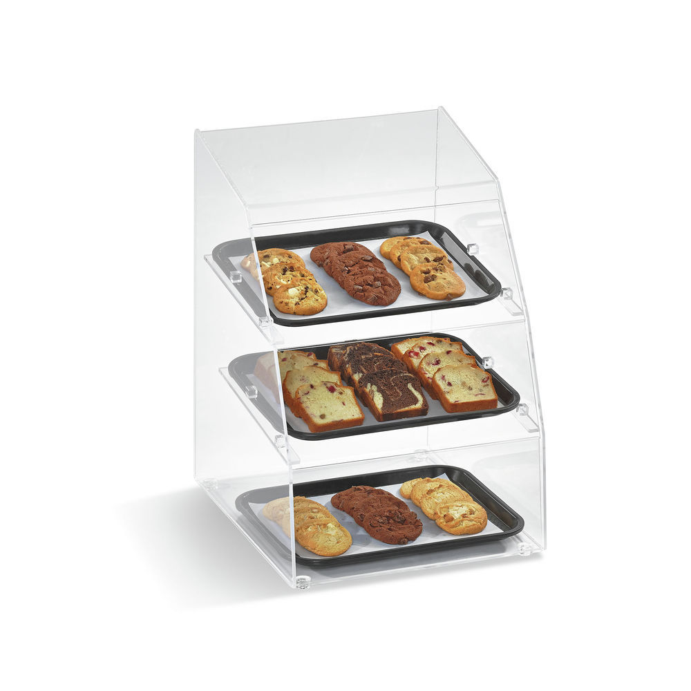 Vollrath Large 3-tier clear acrylic classic baked goods display case ...