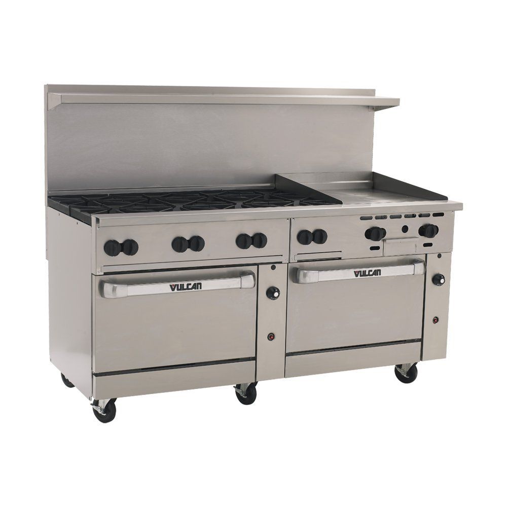 Vulcan Endurance Restaurant Range, LP gas 72" (8) 30,000 BTU burners ...