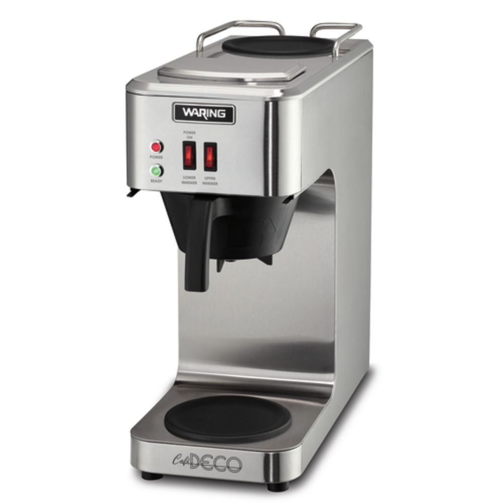 BUNN Pour-O-Matic Three-Burner Pour-Over Coffee Brewer, 12-Cup ...