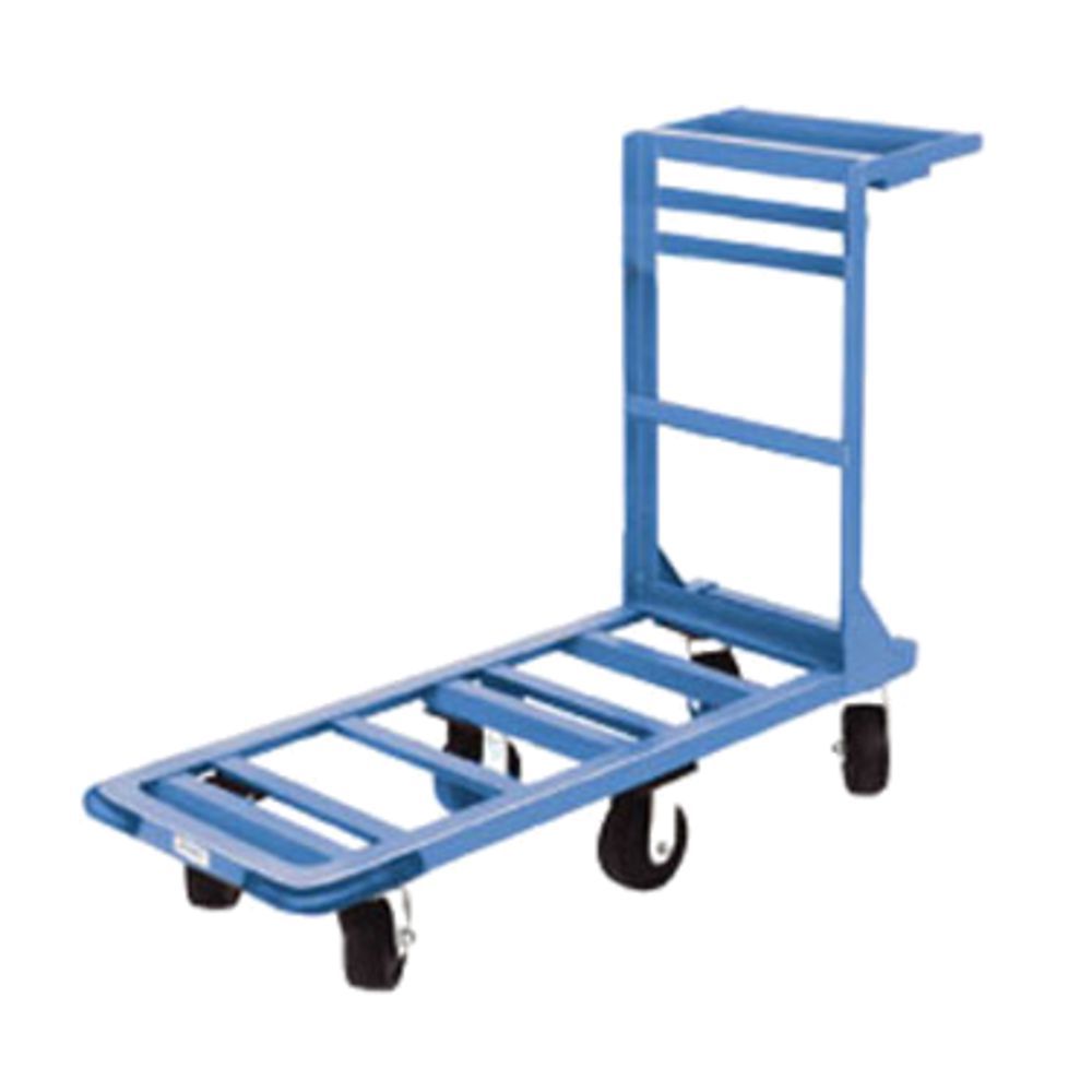 Win-Holt Utility Cart, 18" x 51", all welded angle iron steel, blue