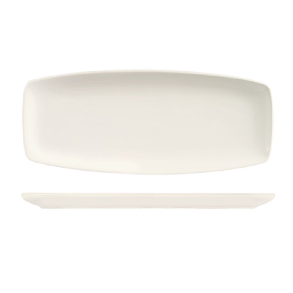 World Tableware Tray, 14" x 6", oblong, porcelain, bright white, Basics ...