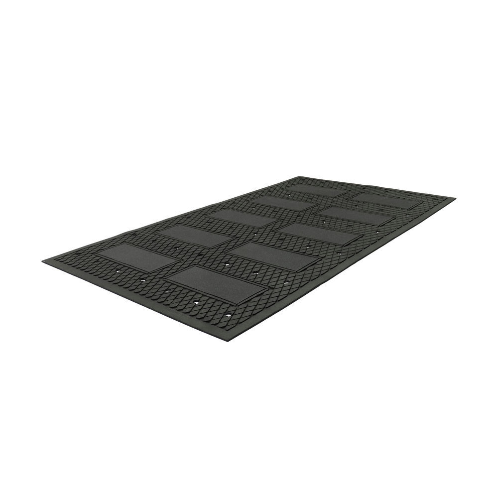 M+A Matting Traction Tread Grit Mat - Black 3' x 5'