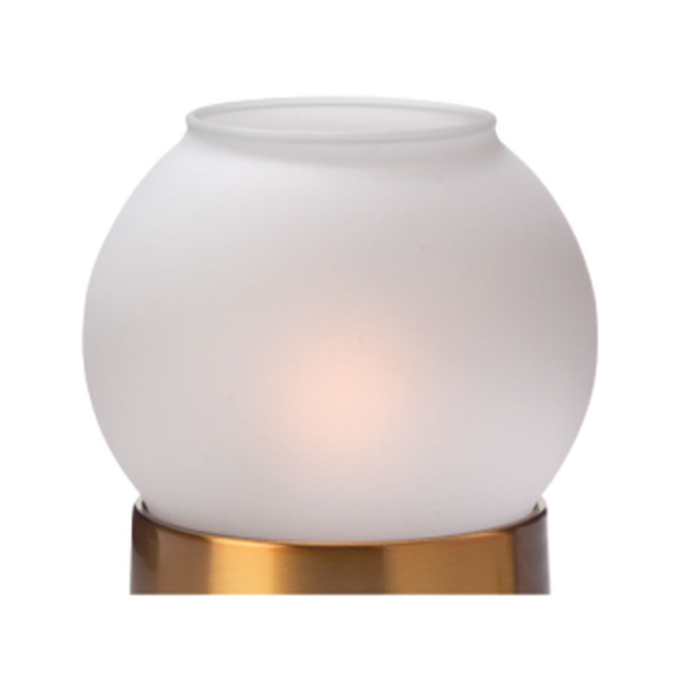 Hollowick SATIN CRYSTAL BUBBLE GLASS GLOBE (base not included)