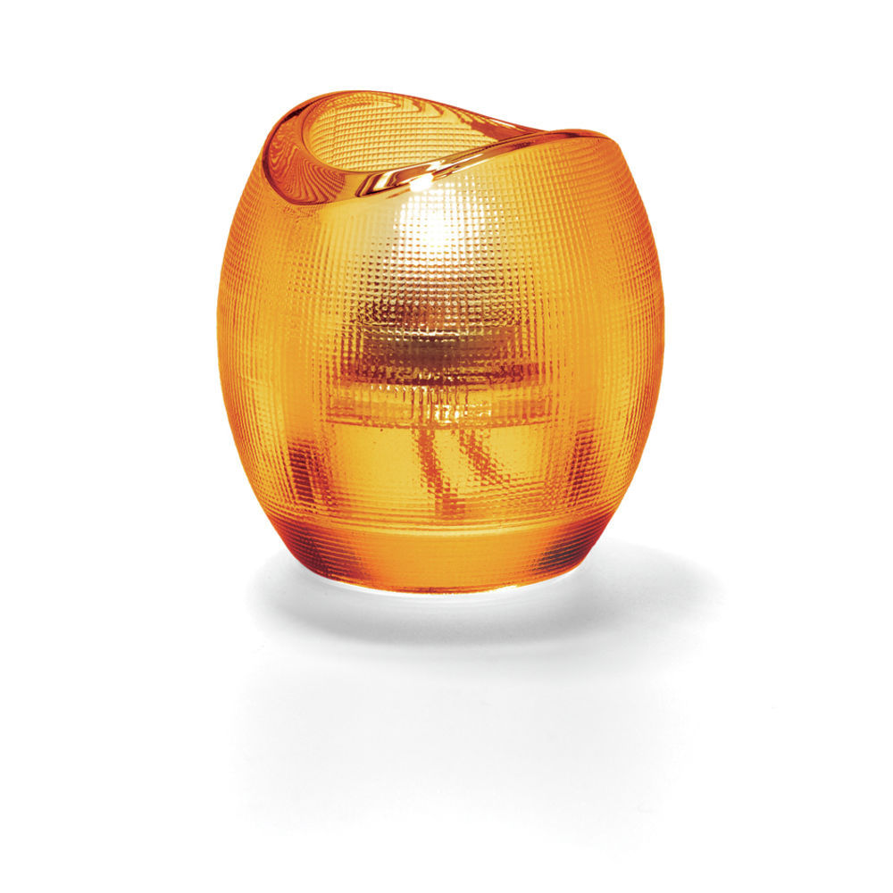 Hollowick Amber Pixel Glass Tealight