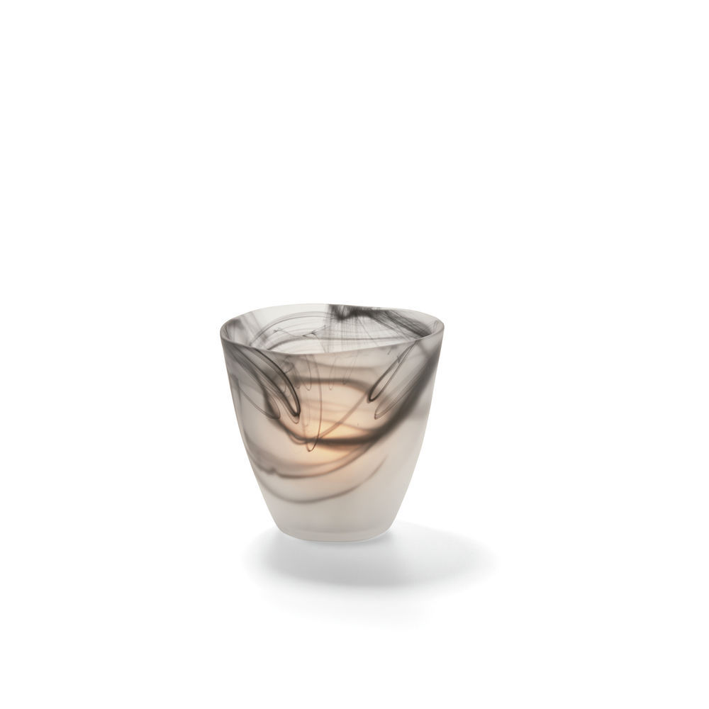 Hollowick Satin Black Wysp Glass Votive