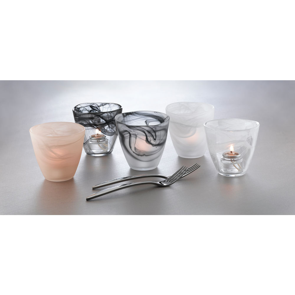Hollowick Black Wysp Glass Votive