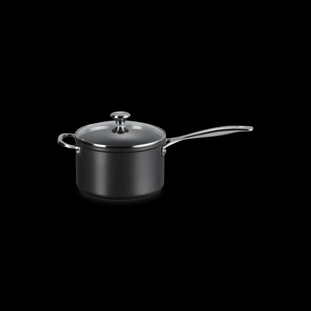 Le Creuset Toughened Nonstick PRO Saucepan, 4 qt., 8" dia., with glass ...