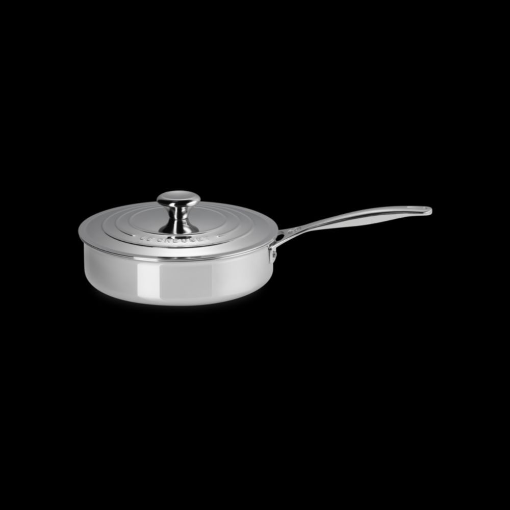 Le Creuset Signature Saute Pan, 3qt, 9" diameter, lid with steam vents ...